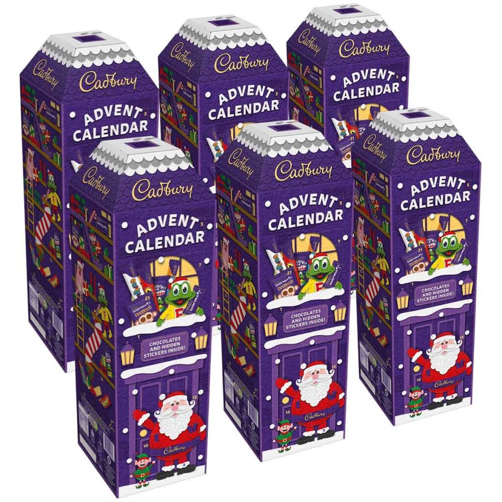 Cadbury 3D Chocolate Advent Calendar 308g (Box of 6) - Advent Alley