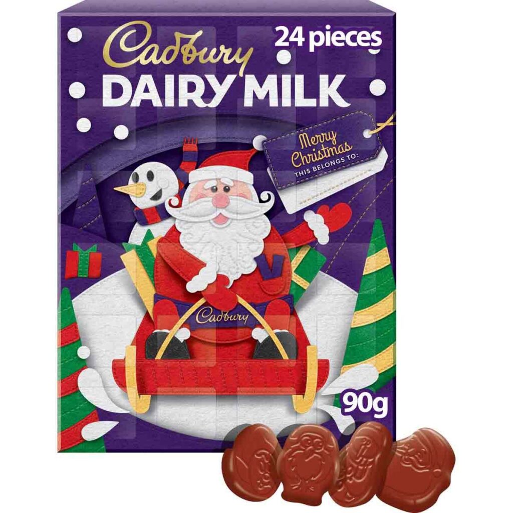 Dairy Milk Chocolate Advent Calendar 90g - Advent Alley